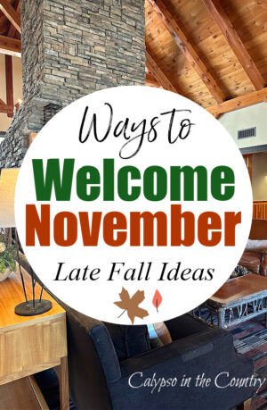 Welcome November (Autumn Decorating, Quotes & More!) - Calypso in the ...