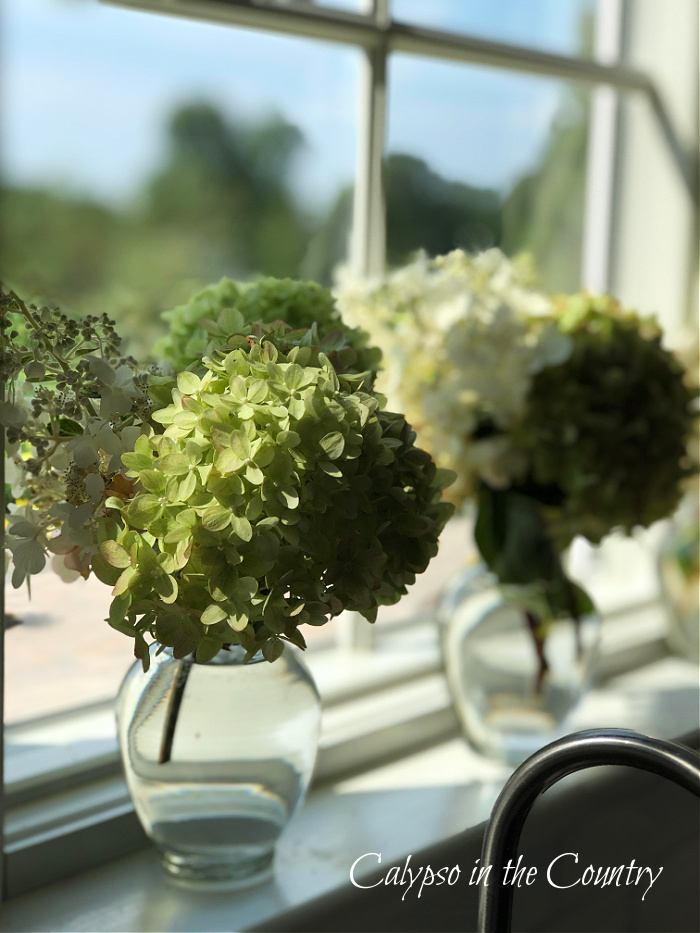 Decorating with Hydrangeas (From Summer to Fall) - Calypso in the Country